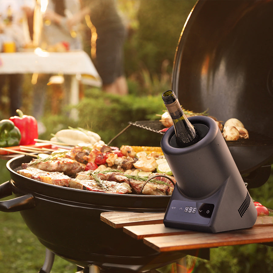 On a hot summer day, how can an outdoor barbecue be without a cold whi ...